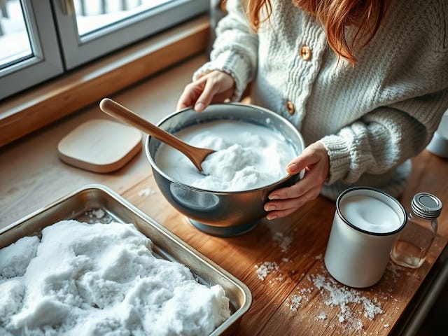 How to Make Snow Cream: A Simple and Delicious Winter Dessert Recipe ...