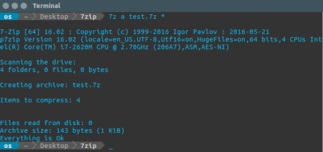 Cách sử dụng 7zip từ Terminal trên linux | by kd khuyenmai | Medium