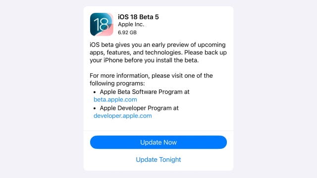 iOS 18 Beta 5 发布，有两大重要变化 - TopsTipcom - Medium