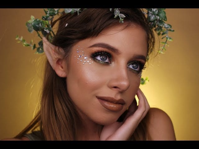 Forest Fairy Makeup Tutorial Halloween Series Fairy Makeup - Grunge ...