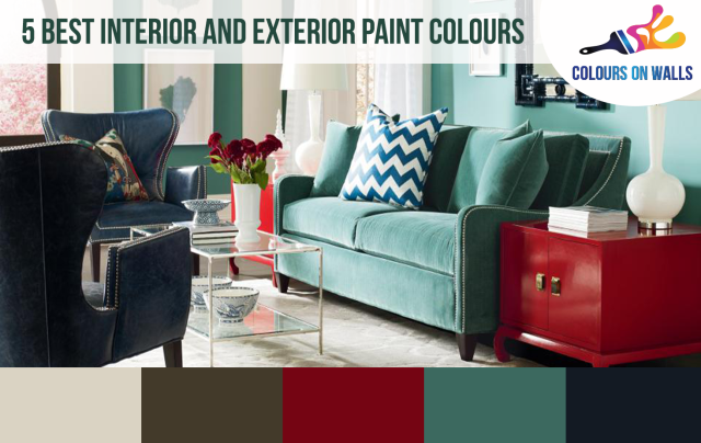 5 best interior and exterior paint colours | by coloursonwalls | Medium