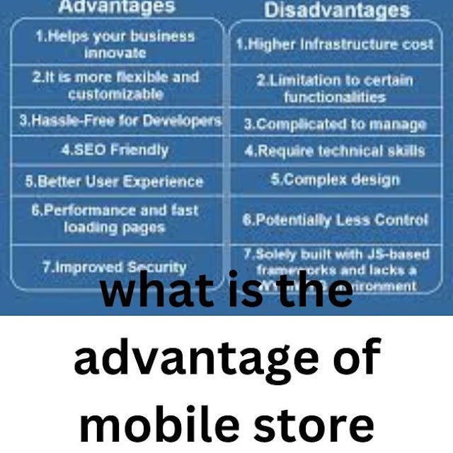 What Is The Advantage Of Mobile Store? | by Ibneiaminkhan | Sep, 2024 ...