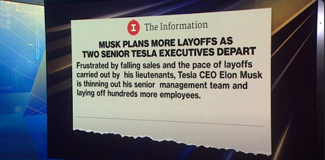 Musk Plans More Layoffs as Two Senior Tesla Executives Depart | by Earl ...