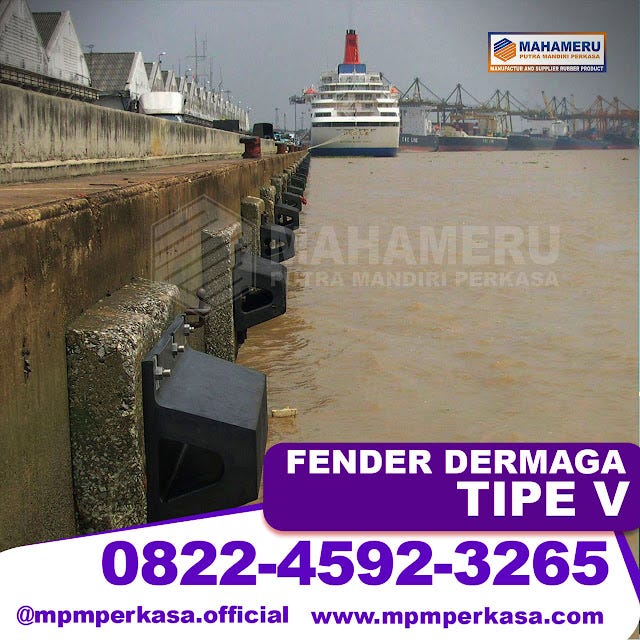 Rubber Fender V, Samarinda — Karet Fender Dermaga Tipe V di Samarinda ...