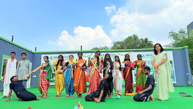 Celebrating the Cultural Heritage of Bathukamma and Dussehra at Brookfield International School ...