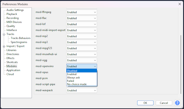 HowTo Install OpenVINO AI Plug-in in Audacity | by Alan Bonnici | Medium