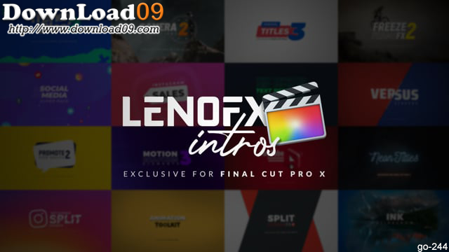 FCPX plug-in — 30 kinds of modern fashion design title typesetting opening introduction ...