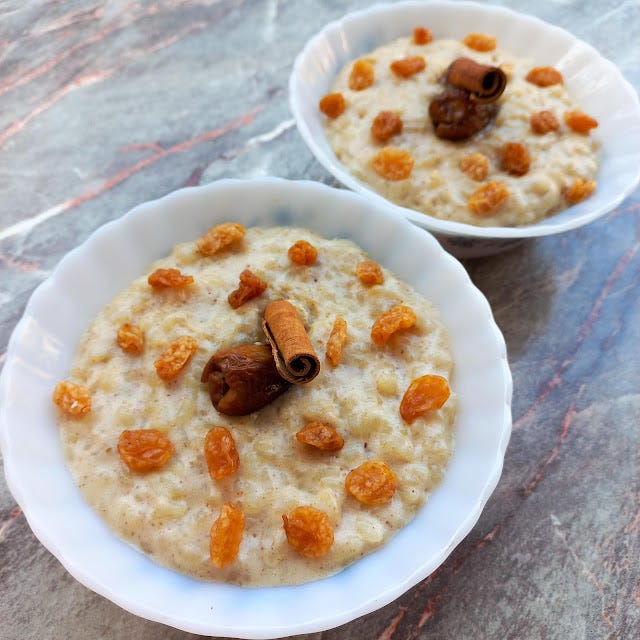 Sugar Free Egyptian Rice Pudding With Date and Cinnamon ( Roz Bel Laban ...