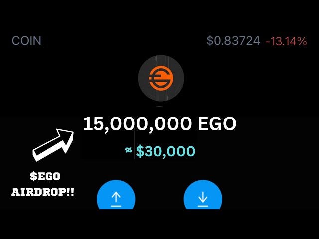 EGO AIRDROP GUIDE EASY 150$ BY COMPLETING QUESTS | Medium