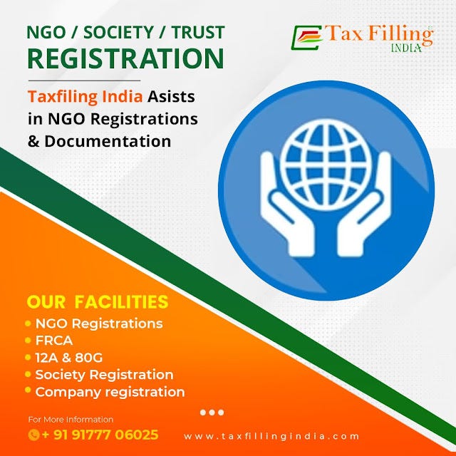 Looking to Start or Register an NGO/Society/Trust | Tax Filing India ...