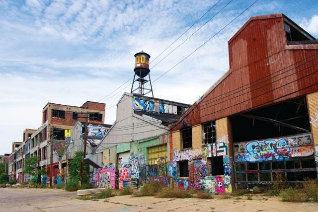 Ode to the Packard Plant. Look deep into darkness, and shapeless… | by ...