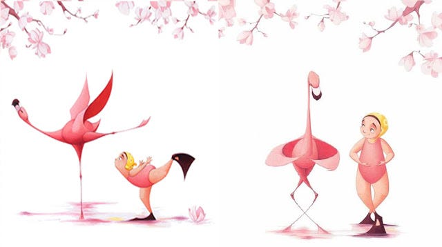 Flora And The Flamingo — Innovative wordless picture book with ...