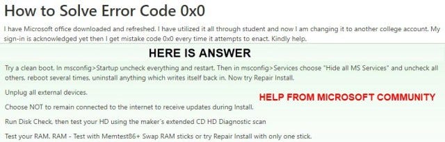 What is the 0x0 0x0 Error code? How to solve it in 2021? (fixed) | by ...