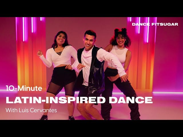10-Minute All-Levels Latin-Inspired Dance Cardio With Luis Cervantes ...