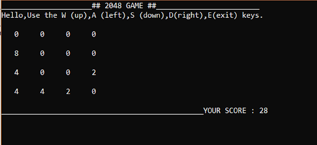 2048 Oyunu Mantığı ve Örnek Kodu ( C programing) | by Alpaslan Tetik ...