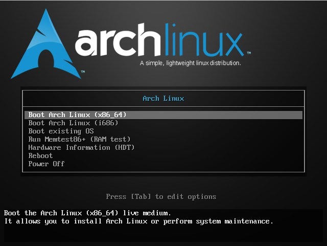 Arch Linux Kurulumu. 1.Adım — Arch ISO dosyasını indirmek ve… | by Eray ...