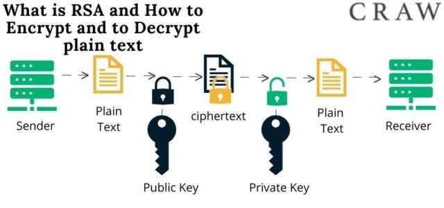 What is RSA Algorithm How to Encrypt and Decrypt Plain Text | by crawsecurity | Medium