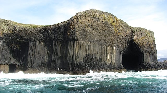 Staffa, Inner Hebrides, Scotland. A small island in the Inner Hebrides ...
