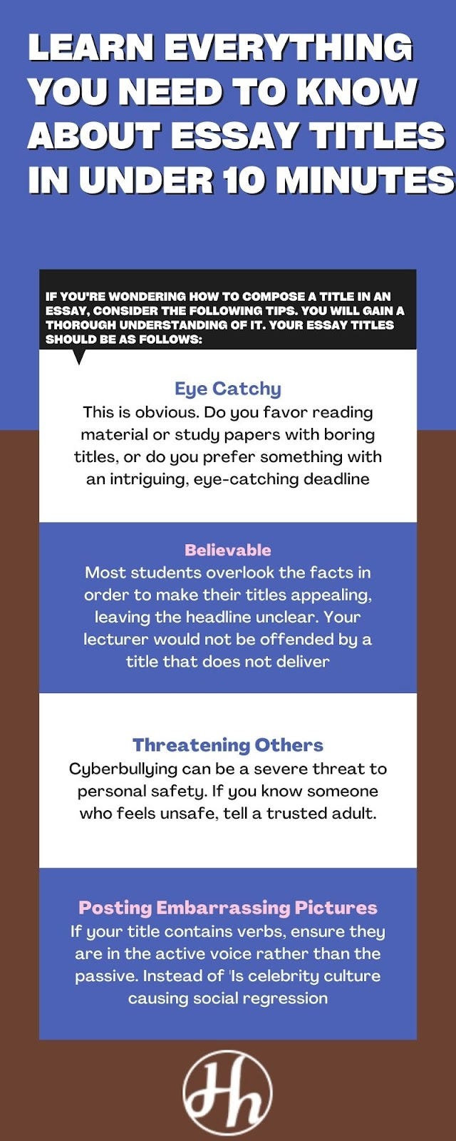 Learn Everything You Need to Know About Essay Titles in Under 10 ...