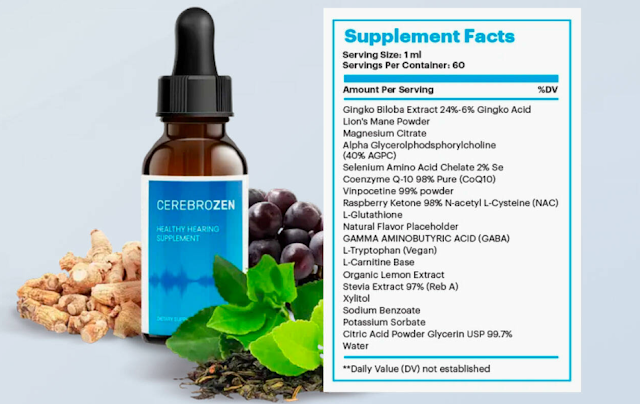 Cerebrozen Hearing Support: Ingredients, Uses, Side Effects, Price USA ...