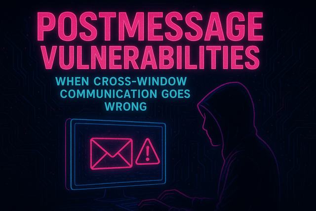 PostMessage Vulnerabilities: When Cross-Window Communication Goes Wrong 📬 | by InstaTunnel | Medium