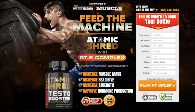 Atomic Shred Testo Booster — Get Ripped, Lean Muscle Mass & Boost ...