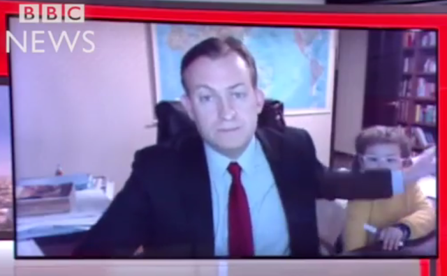 Nonverbal Communication Analysis №3875: Children Interrupt Dad During ...