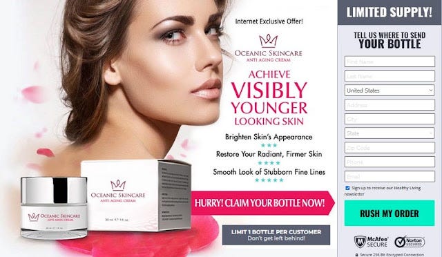 Oceanic Skincare Anti Aging Cream Reviews-#Dermatologist Tested ...