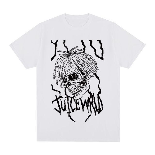 Rapper Juice Wrld Vintage Hip Hop T-shirt - Juice Wrld Merchandise ...