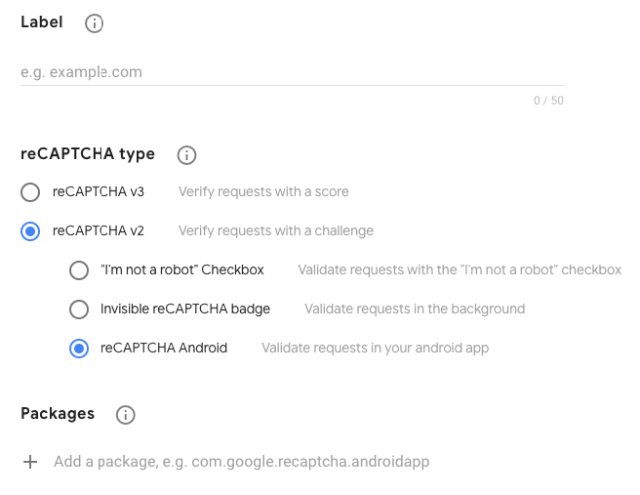 Add reCaptcha V2 in Android. Step 1. Go to Google reCaptcha website. | by Aneh Thakur ...
