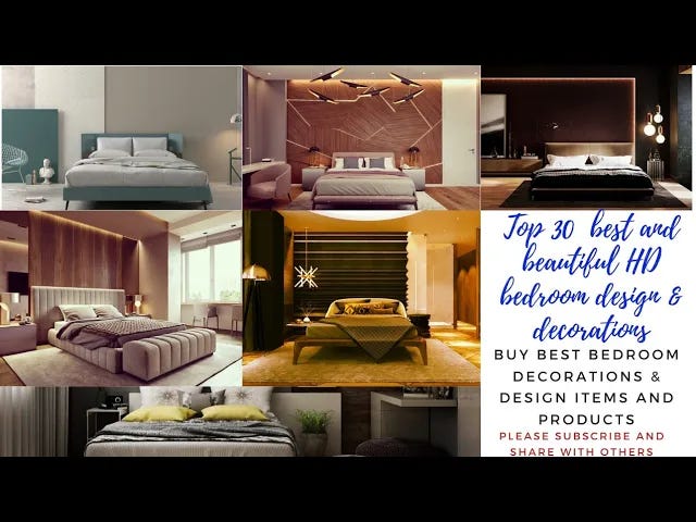 Buy Bedroom design and Decoration Items and Products | by Ahmedcho | Medium