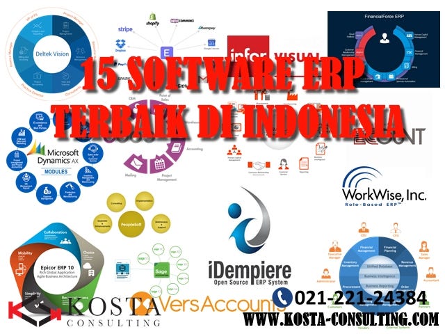 SOFTWARE ERP TERBAIK DI INDONESIA WA: 0812–8989–5088 | by KOSTA ...