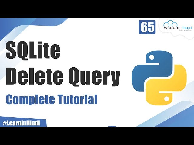 DELETE and DROP in SQLite — Safely Removing Data and Tables | by Sibabalwe Sinyaniso | Mar, 2025 ...