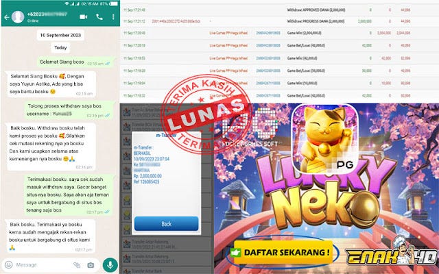 Bukti JP Member Enak4D Bermain PG SOFT Tanggal 10 November 2023 - buktijp enak4d - Medium