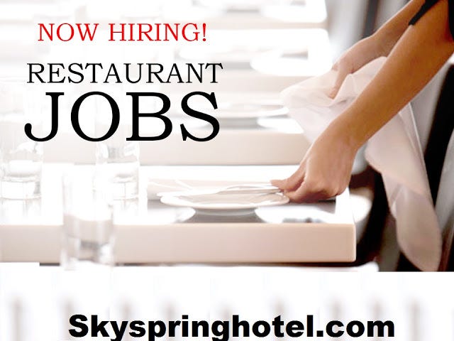 How to survive as waitress: Manpower waitress job hiring jobstreet for ...