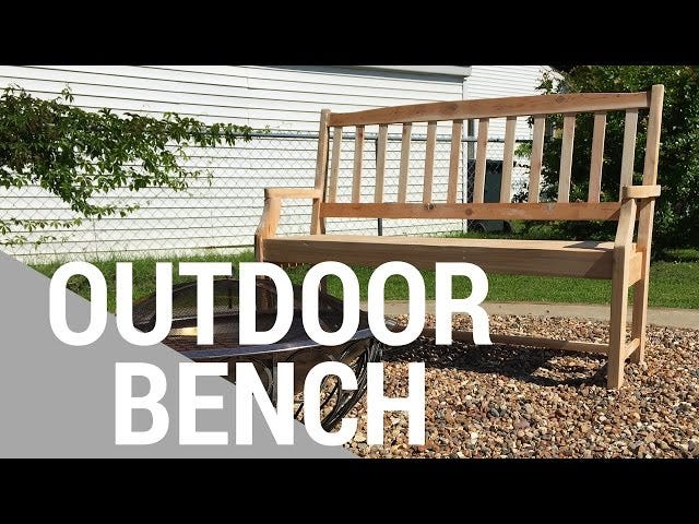 Cypress Outdoor Bench Build | by WoodWorkLab | Medium