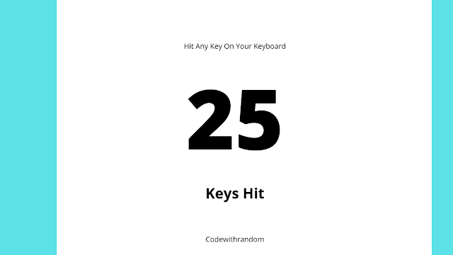 Keyboard Counter Using Javascript By Cwrcode Jun 2023 Medium 3543