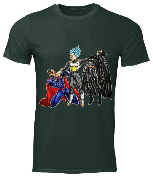 Goku And Vegeta Vs Superman