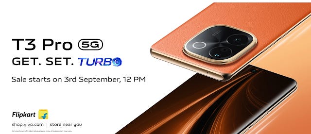 Vivo T3 Pro 5G launched in India with Snapdragon 7 Gen 3 chipset, 50MP OIS Camera and 5,500mAh ...