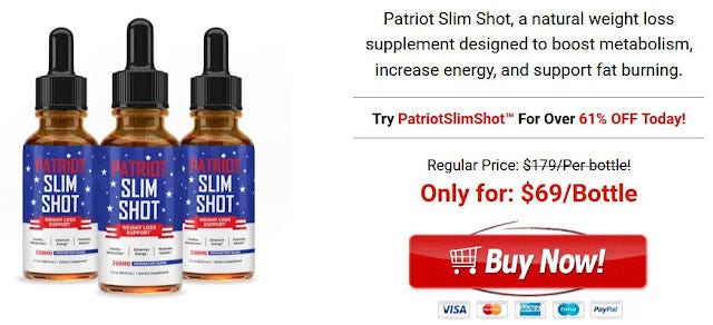 Patriot Slim Shot CONSUMER WARNING Revealed Weight Loss Supplement ...