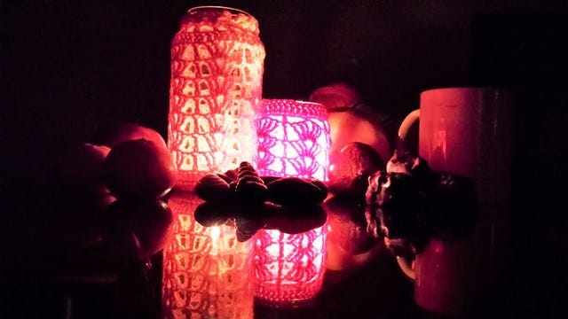 Candle/Tea Light Holder Cover…Free Crochet Pattern.. | by Apeksha ...