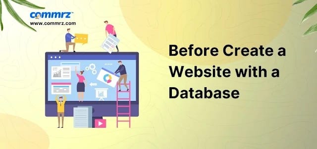 How to Create a Website with a Database | by commrz SaaS Platform | Medium