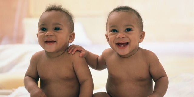 Black Identical Twin Boys