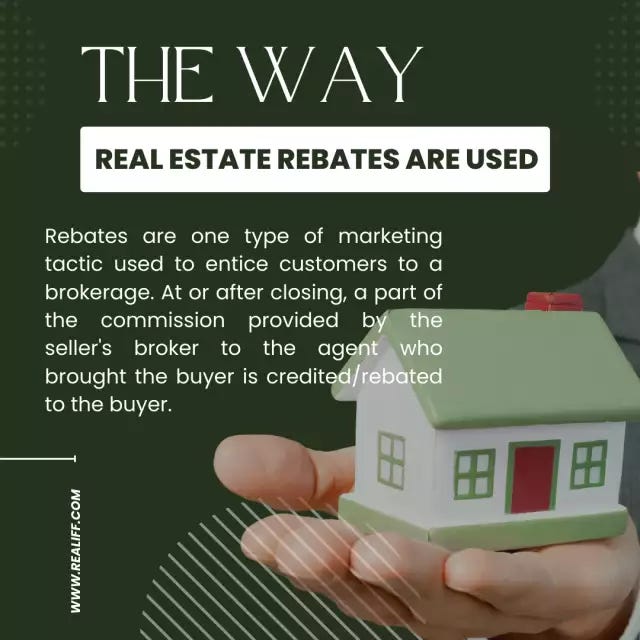 The Way Real Estate Rebates Are Used | by Realiff Real estate Rebate ...