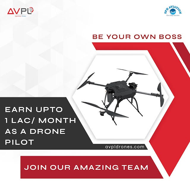 Soar to New Heights: Become Your Own Boss as a Drone Pilot | by AVPL ...