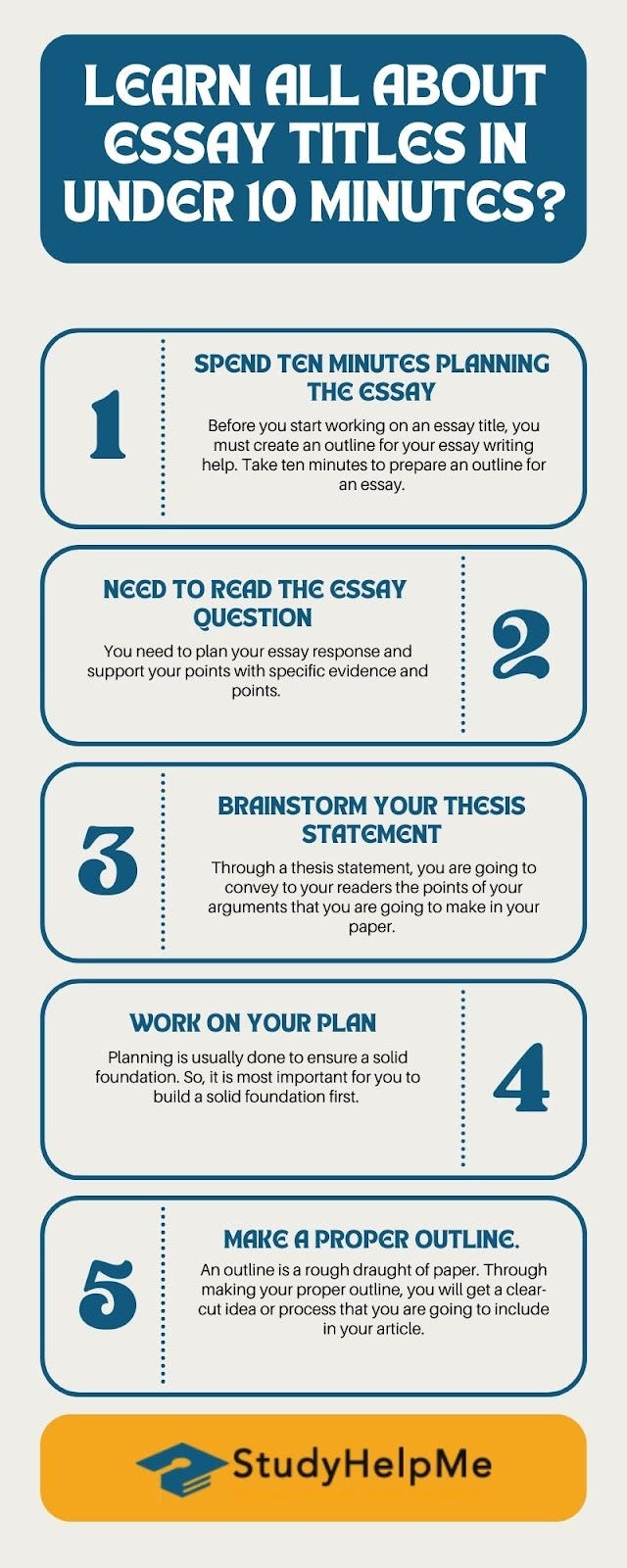 Learn all about essay titles in under 10 minutes. | by Studyhelpme | Medium