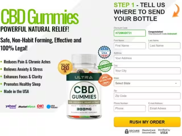 Experience the Calming Effects of Ultra CBD Gummies 300mg Price: Is It ...