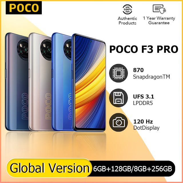 POCO X3 Pro Global Version Snapdragon 860 6GB 128GB 6.67 inch 120Hz ...
