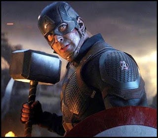 Captain america with mjolnir store