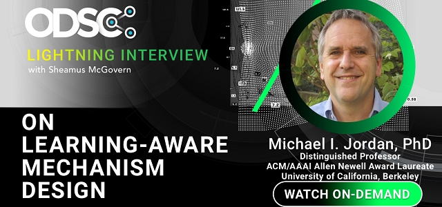 Michael I. Jordan of Berkeley on Learning-Aware Mechanism Design | by ...